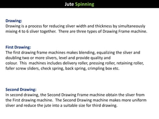 jute yarn manufacturing process | PPTX