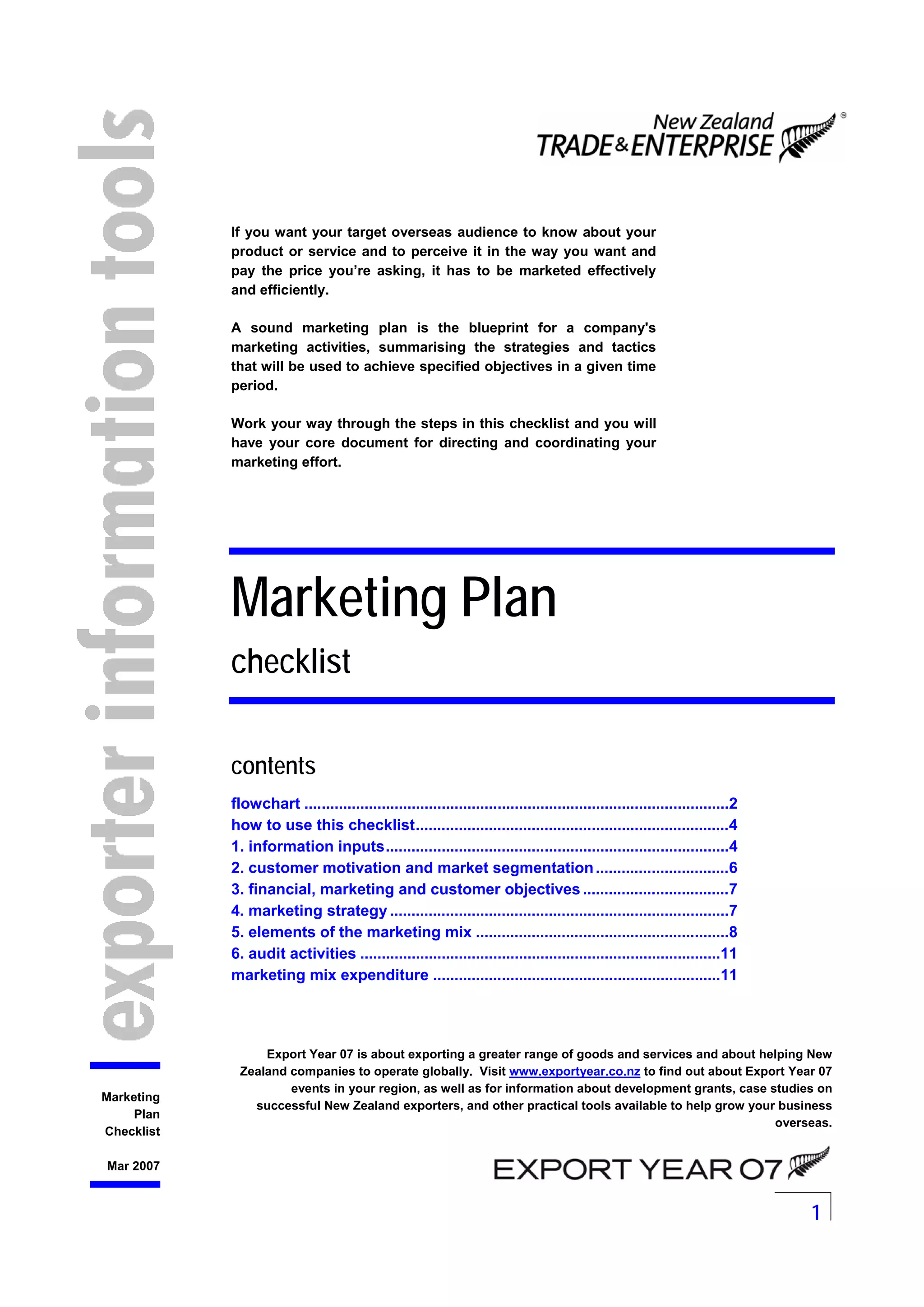 Flow chart of marketing plan | PDF