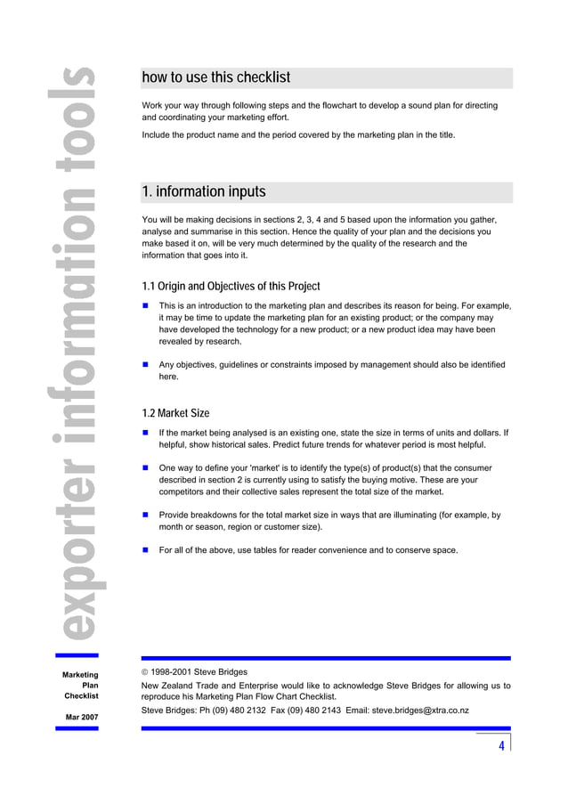 Flow chart of marketing plan | PDF