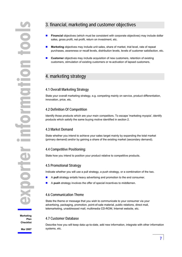 Flow chart of marketing plan | PDF
