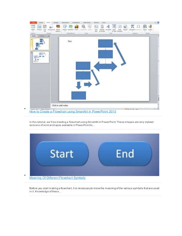 Flow chart power point
