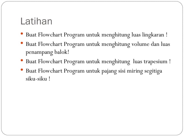 FLOWCHART PROGRAM INFORMATIKA SMA KELAS 10 | PPT