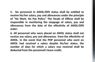 Flowchart re AWOL and DFR Guidelines NMC-2016-065.pptx