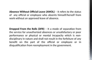 Flowchart re AWOL and DFR Guidelines NMC-2016-065.pptx