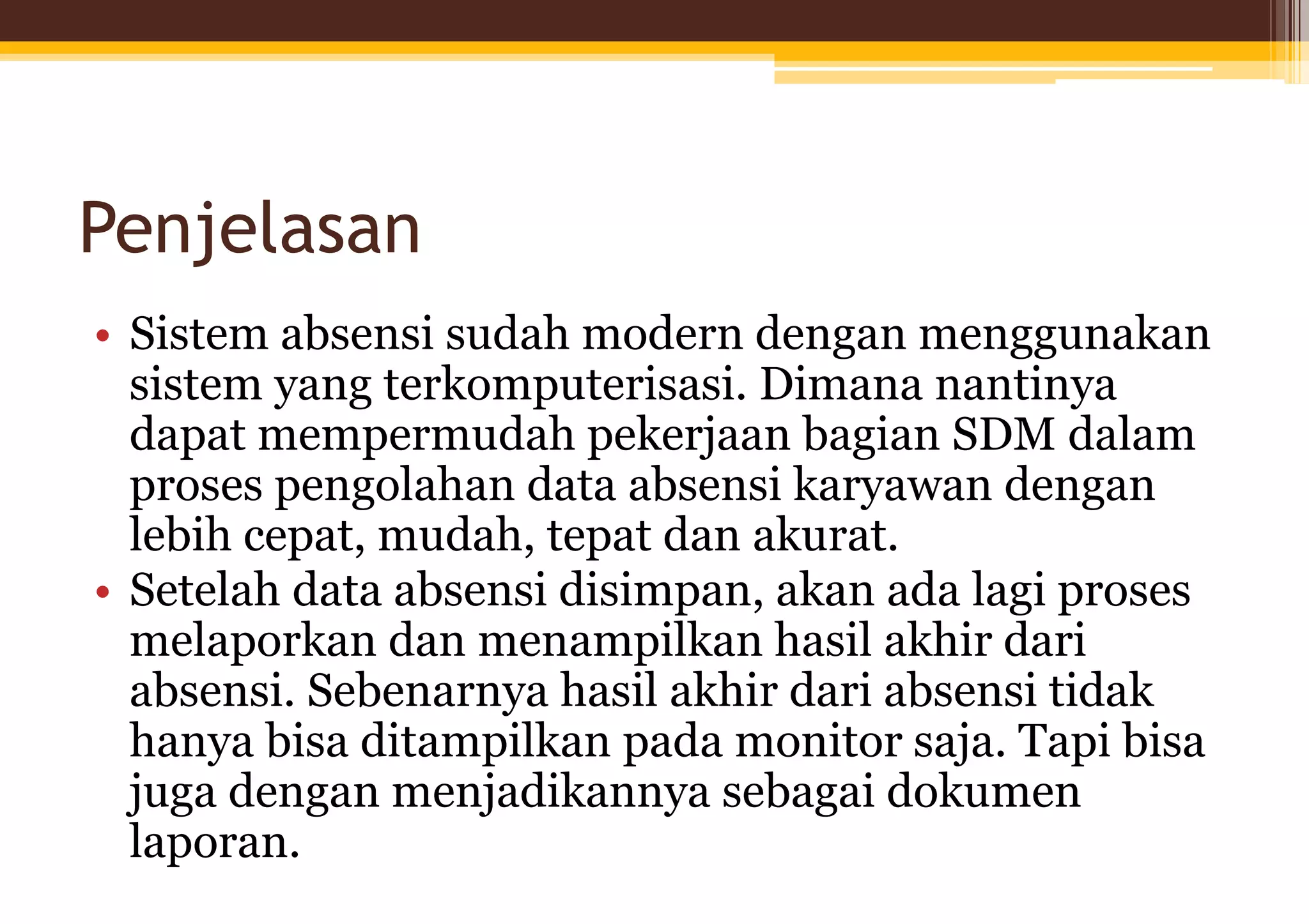 Contoh Flow Chart Sistem Informasi Sumber Daya Manusia | PPTX