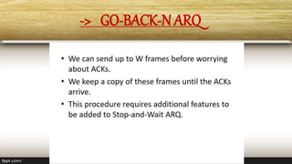 Flow control in Computer Network | PPTX
