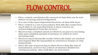 Flow control in Computer Network | PPTX
