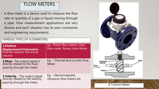 Flow control and measurement | PPT