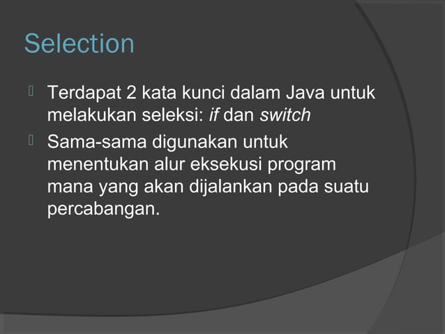 Flow control, exception handling array | PPT