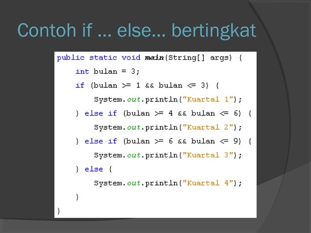 Flow control, exception handling array | PPT
