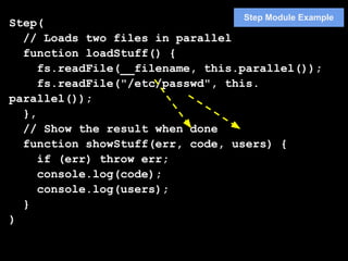 Flow control in node.js