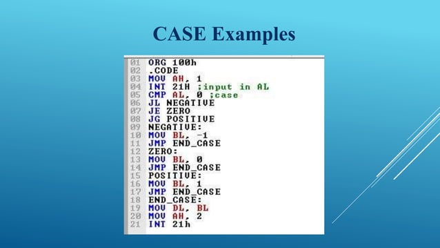 Flow Control Instructions Pptx Programming Languages Computing