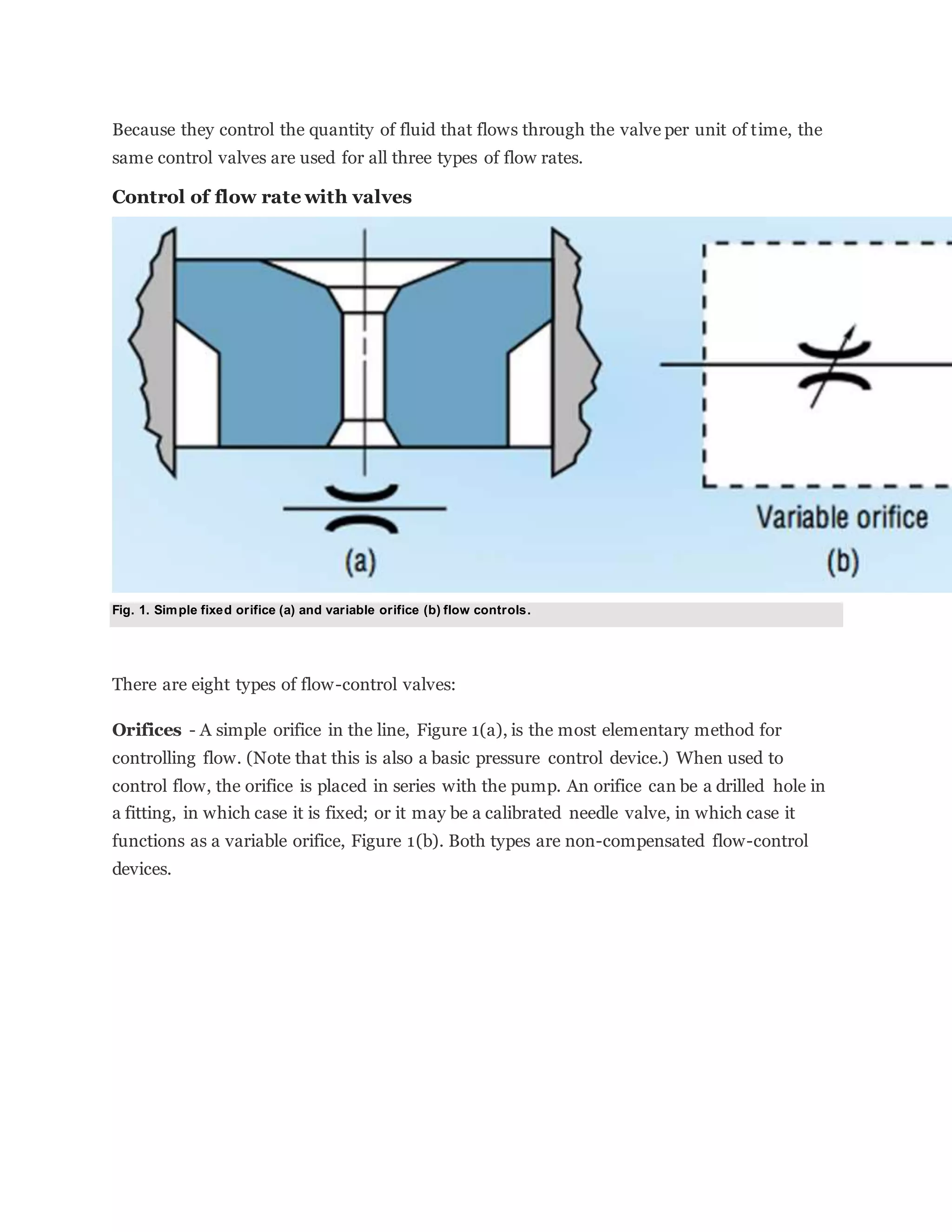 Flow controll valve | DOCX