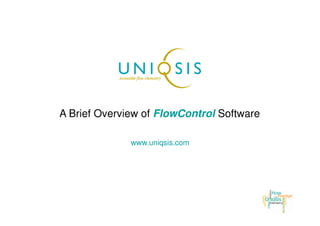 Flow control software for flow Chemistry overview from Uniqsis | PPT