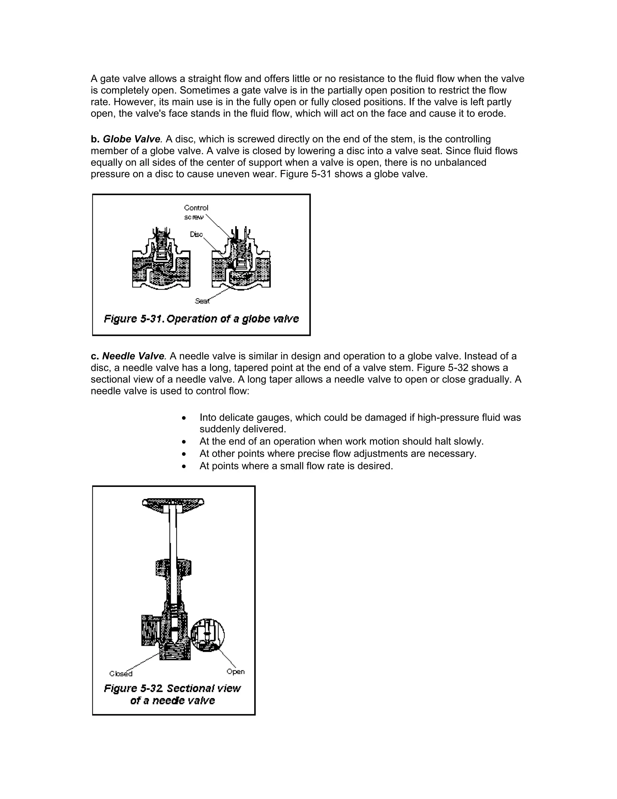 Flow control valves | DOCX