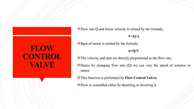 Flow control valves | PPTX | Technology & Computing