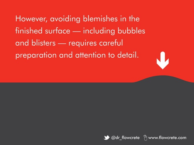 How to Avoid Bubbles and Blisters in Resin Flooring | PPT