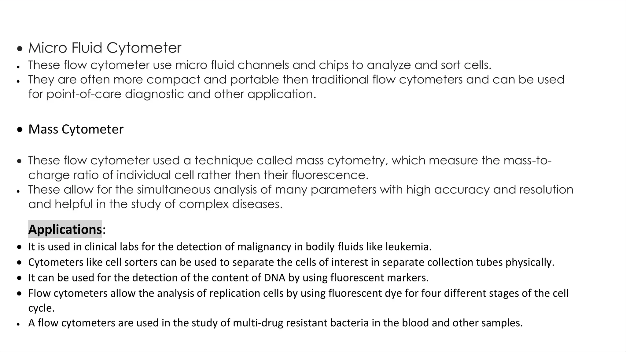 flow cytometer definition, principal, requirements procedure and ...