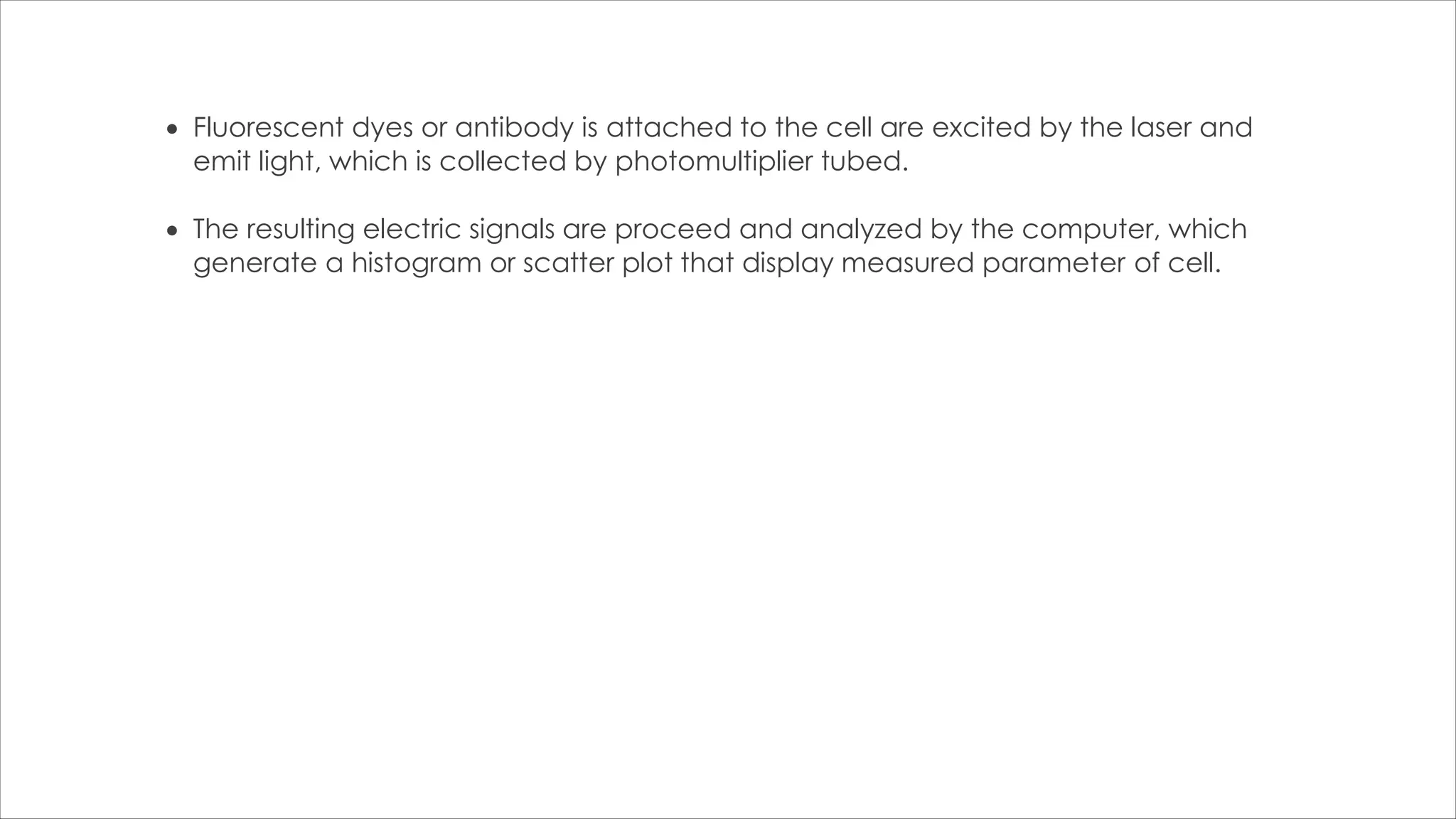 flow cytometer definition, principal, requirements procedure and application. | PDF | Biological ...