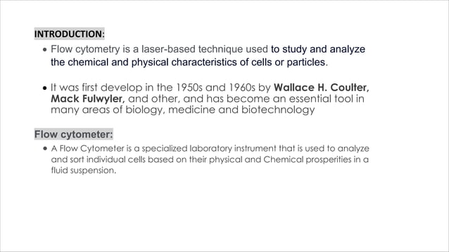 flow cytometer definition, principal, requirements procedure and ...