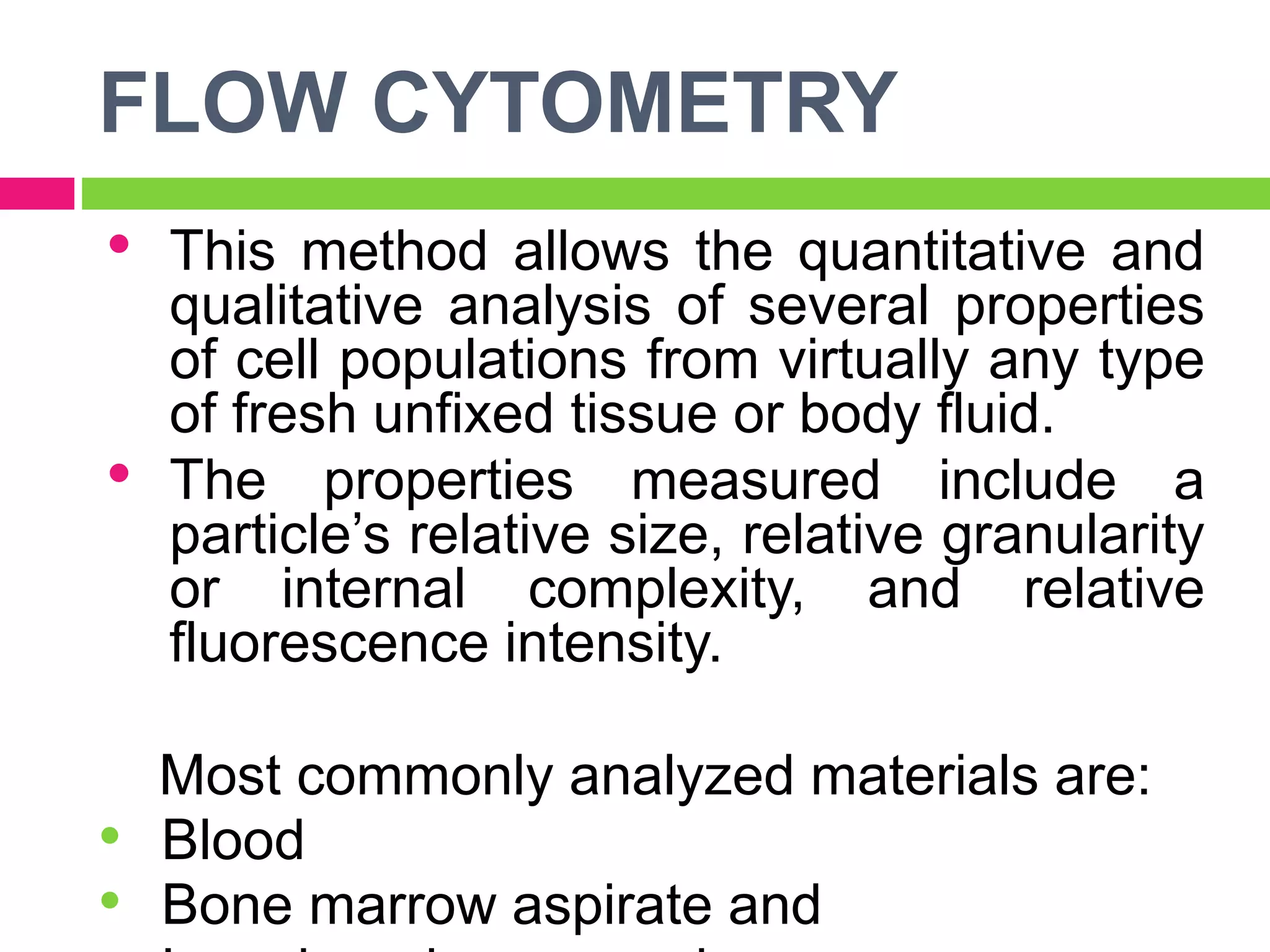 Flow cytometry | PPTX
