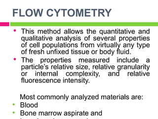Flow cytometry | PPTX