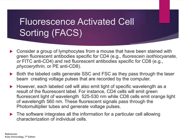 Flow cytometry: Principles and Applications | PPTX