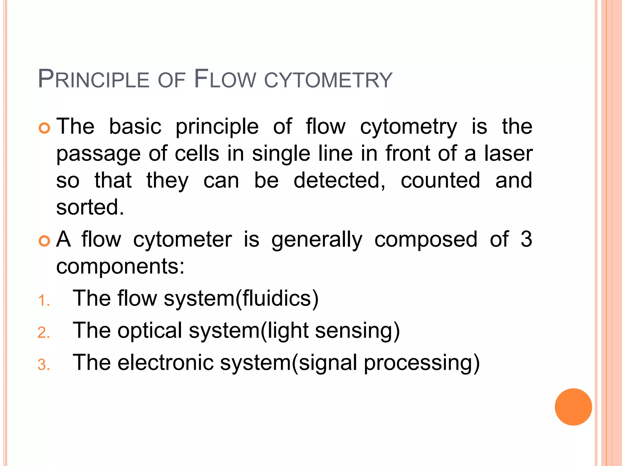 Flow cytometry and fluorescence activated cell sorting (FACS) | PPTX