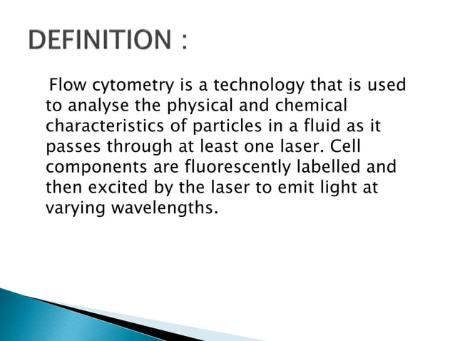 Flow cytometry | PPT