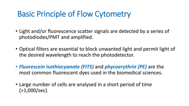 flowcytometry-basic principle of flowcyto | PPT