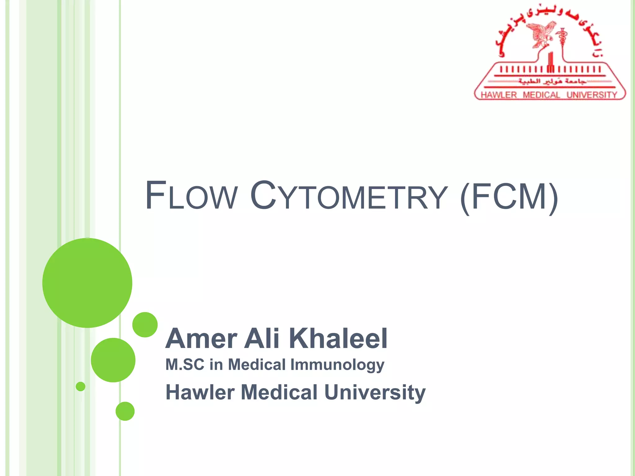 Flow Cytometry (FCM) | PPT