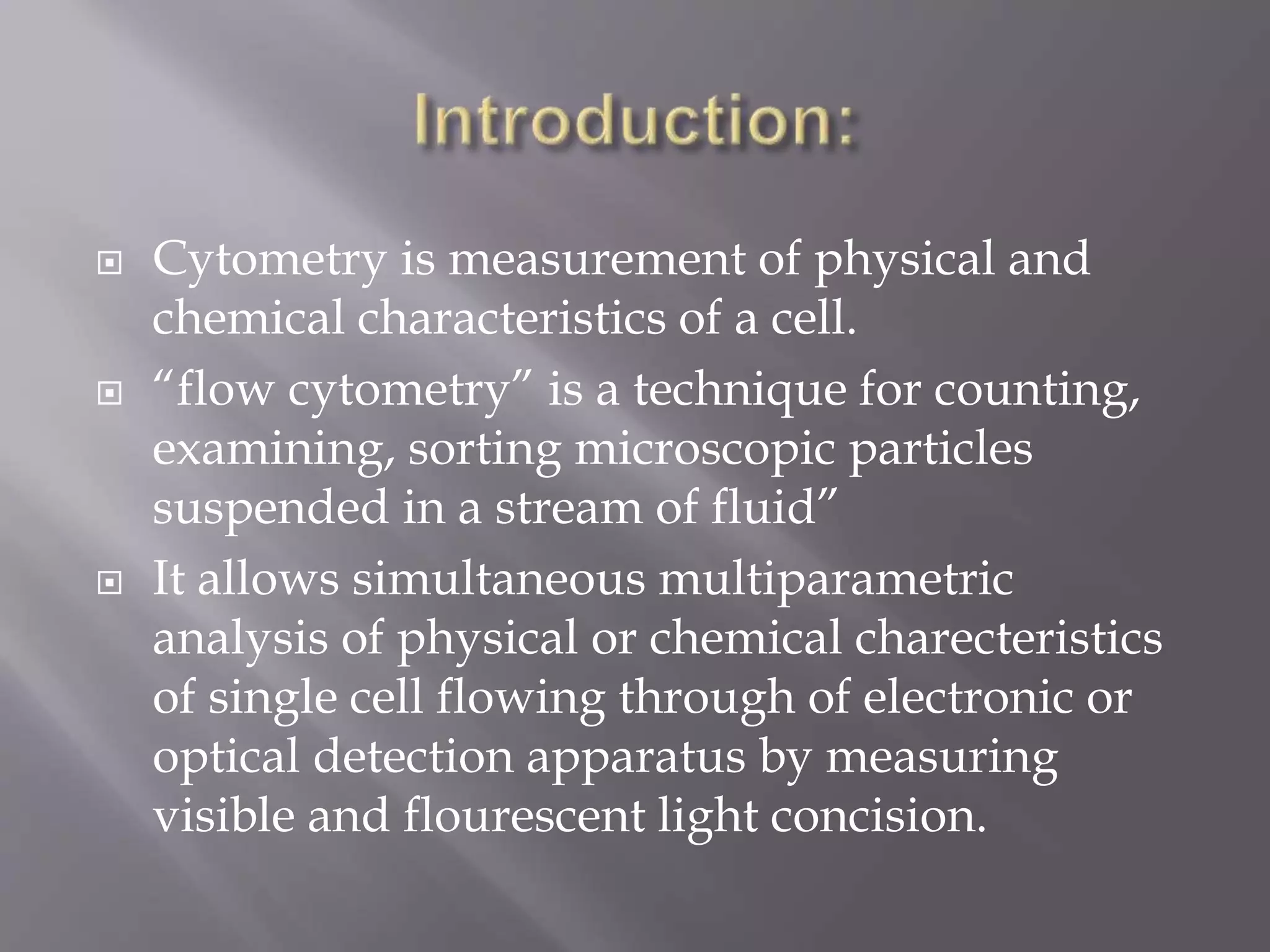 Flow cytometry | PPTX