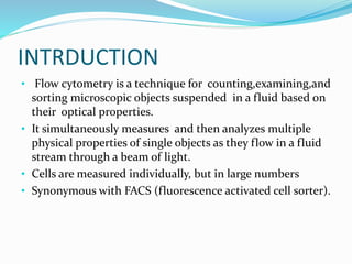 Flow cytometry | PPTX
