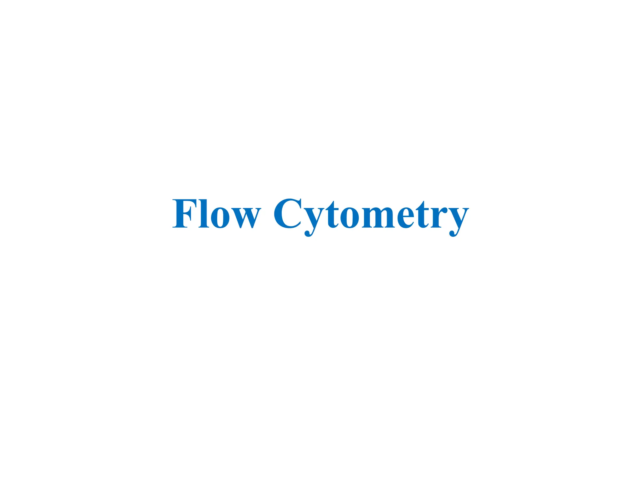 Flow Cytometry for sorting of cells.pptx