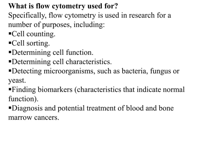 Flow Cytometry for sorting of cells.pptx