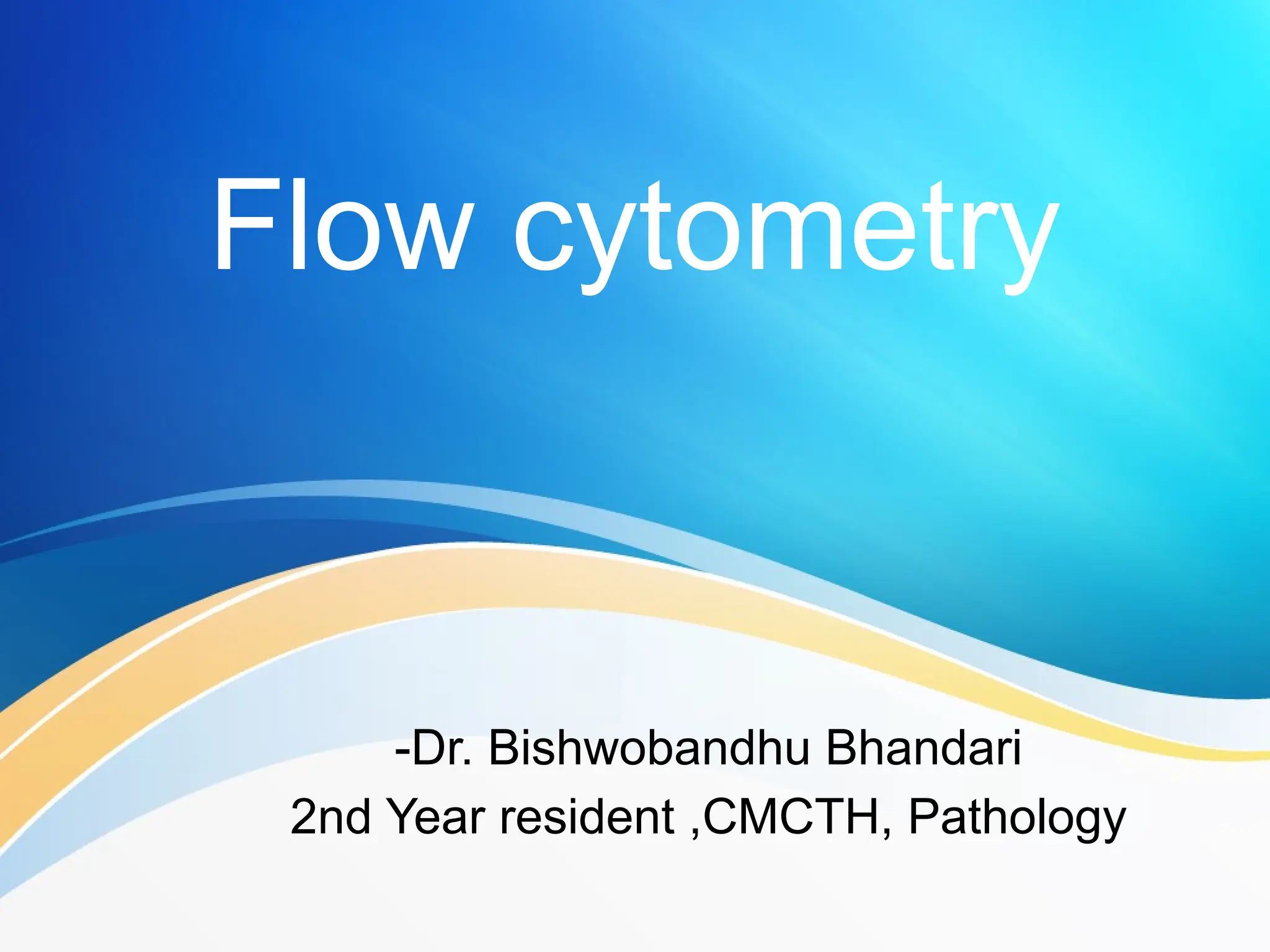 Flow cytometry ppt importantfor MD residents | PPTX