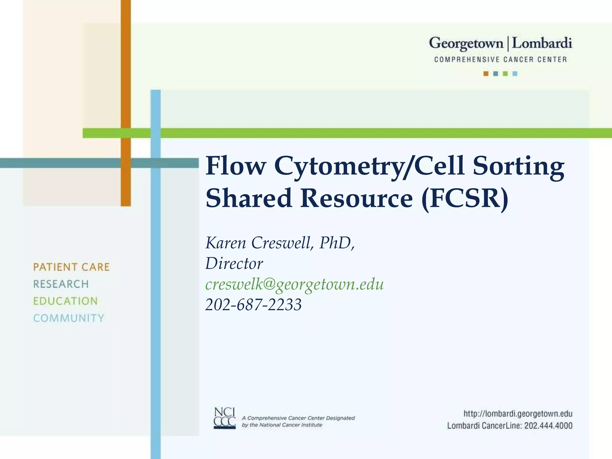 Flow Cytometry/Cell Sorting | PPT