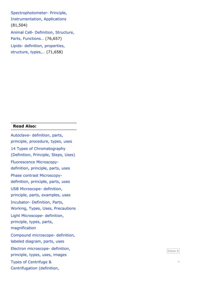 Flow cytometry definition, principle, parts, steps, types, uses | PDF ...