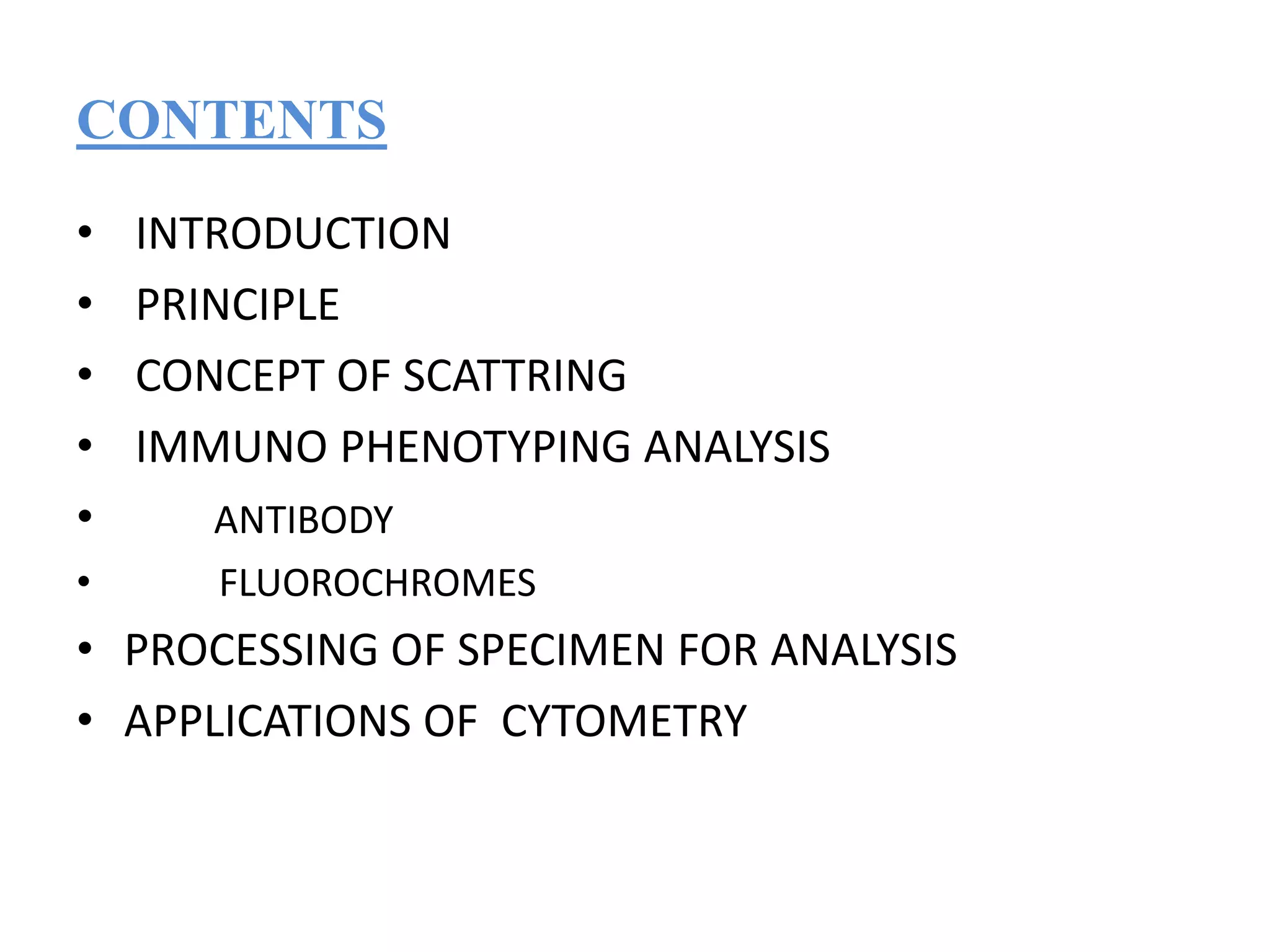 Flow Cytometry For Cell Componenet Analysis Pptx