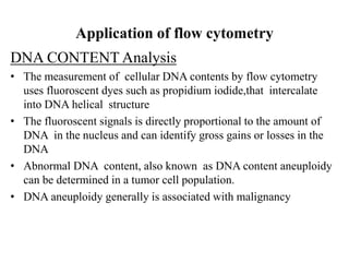 Flow cytometry for cell componenet analysis | PPTX