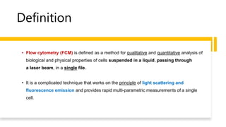 Flow cytometry in cell biology | PPTX