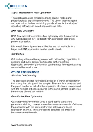 Flow cytometry which allows for reliable cell population analysis | PDF