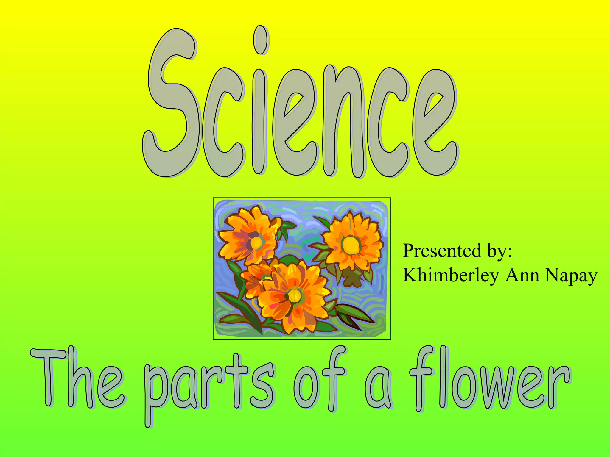 Parts of a Flower | PPT