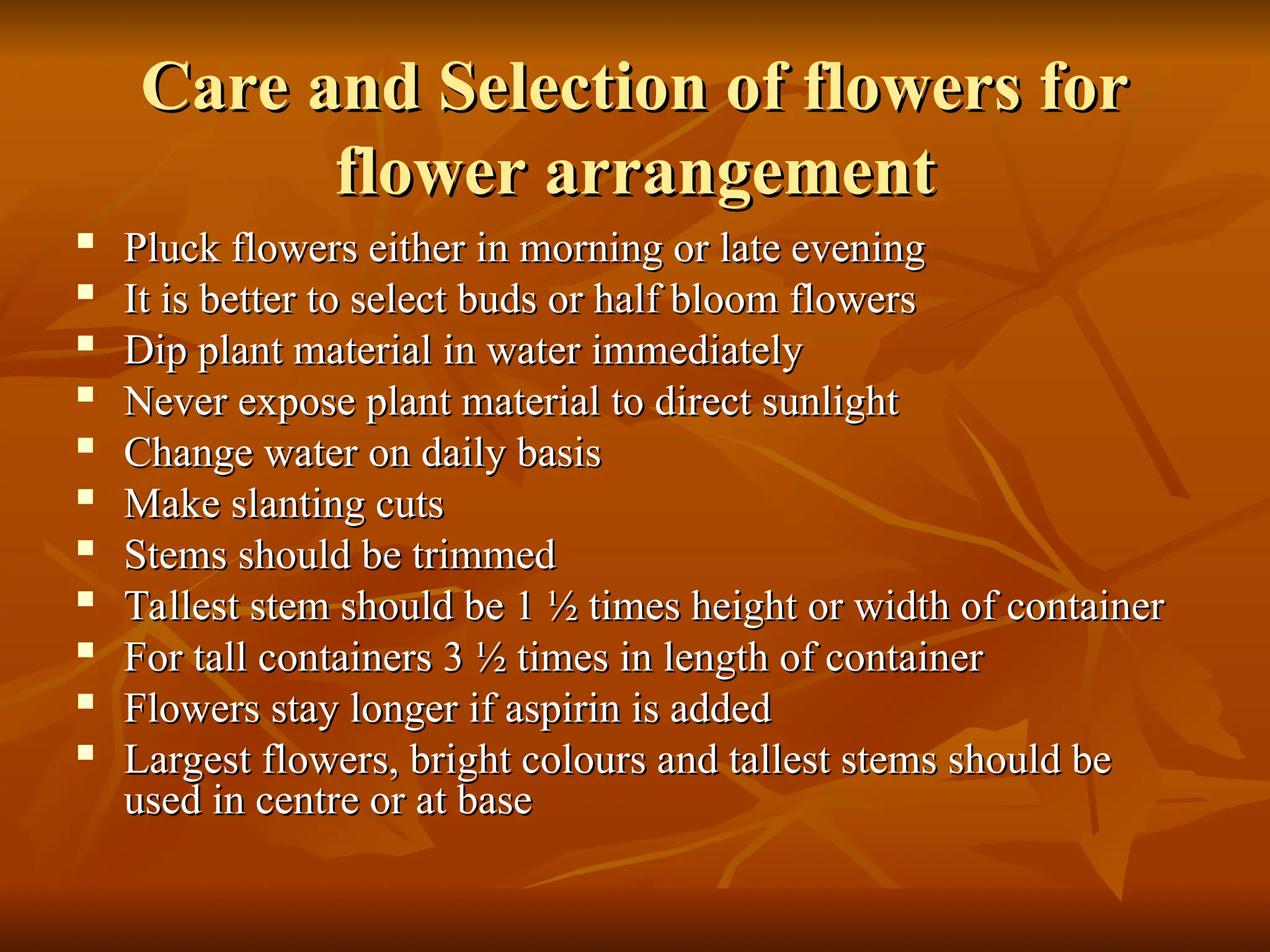 flower-arrangement introduction and types.ppt