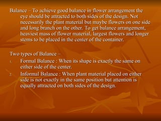 flower-arrangement introduction and types.ppt