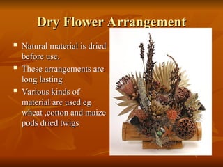 flower-arrangement introduction and types.ppt