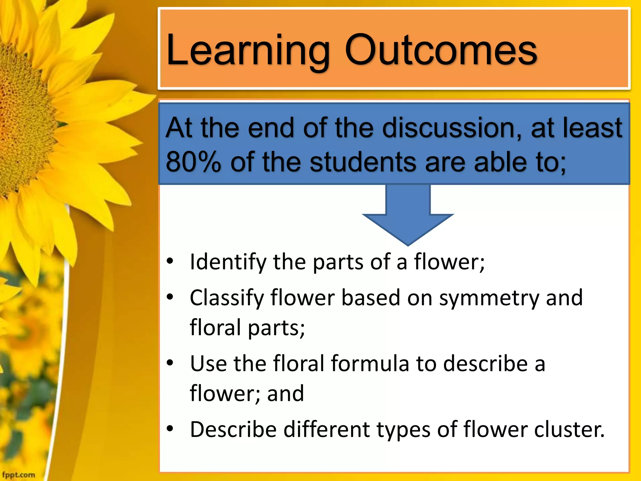 Flowers and Floral Formula | PPTX