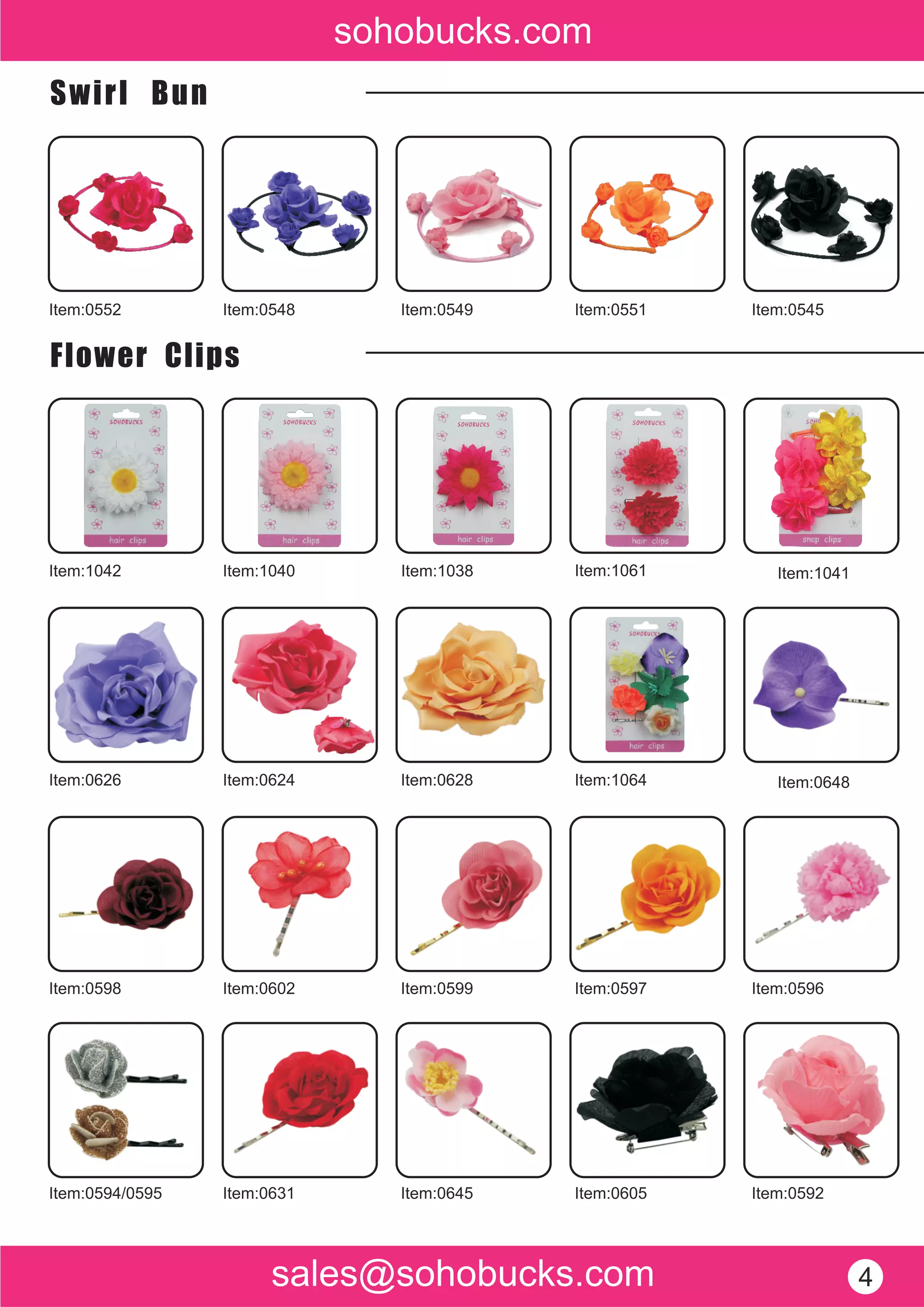 Flower hair-clips-page-1 | PDF