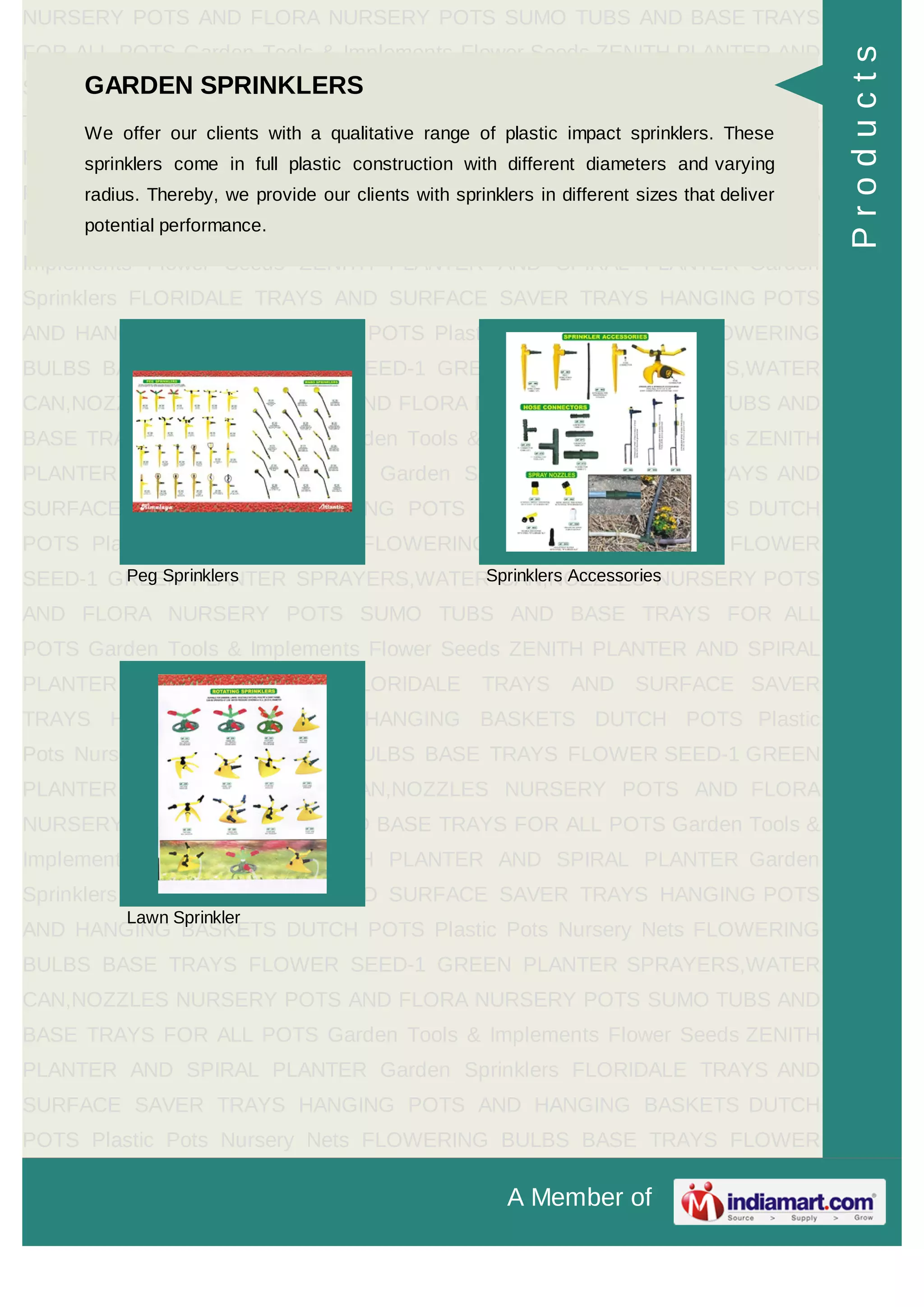 Garden Aids, India, New Delhi, Agricultural & Horticultural Products | PDF