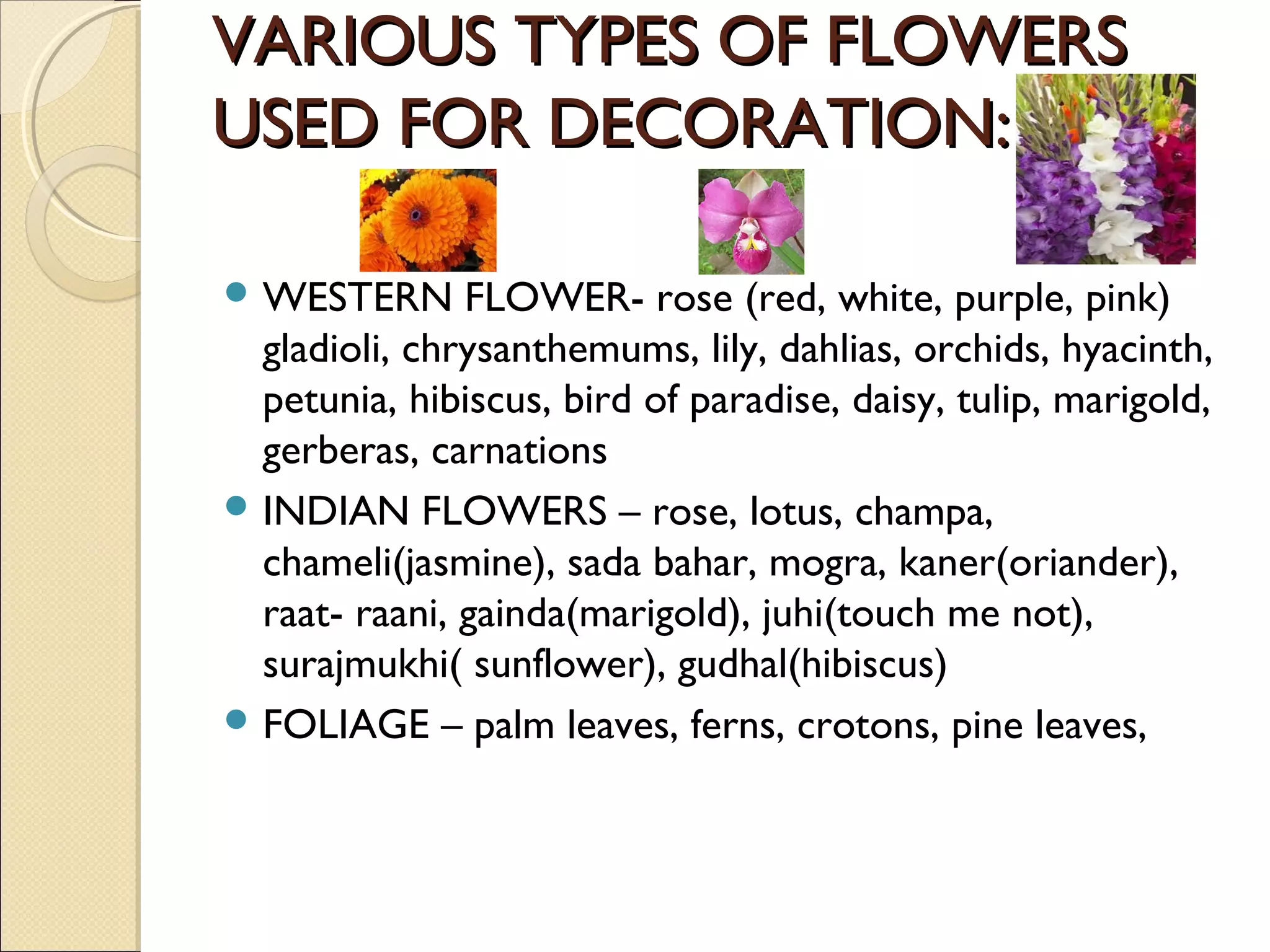 Flower arrangement | PPT